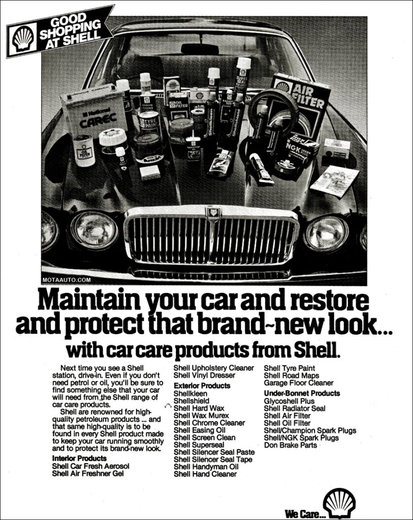 Latest range of Shell Car Care products available