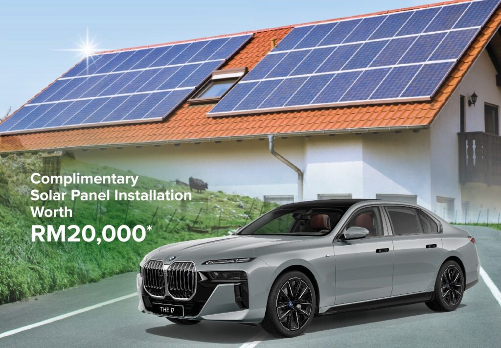 Free solar panel installation with BMW EV/PHEV purchase