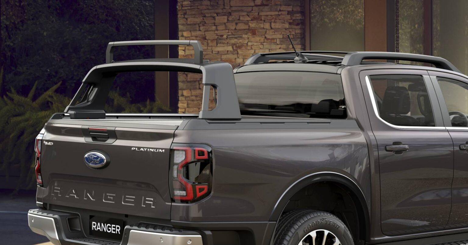 The unique Flexible Rack System in the Ford Ranger Platinum