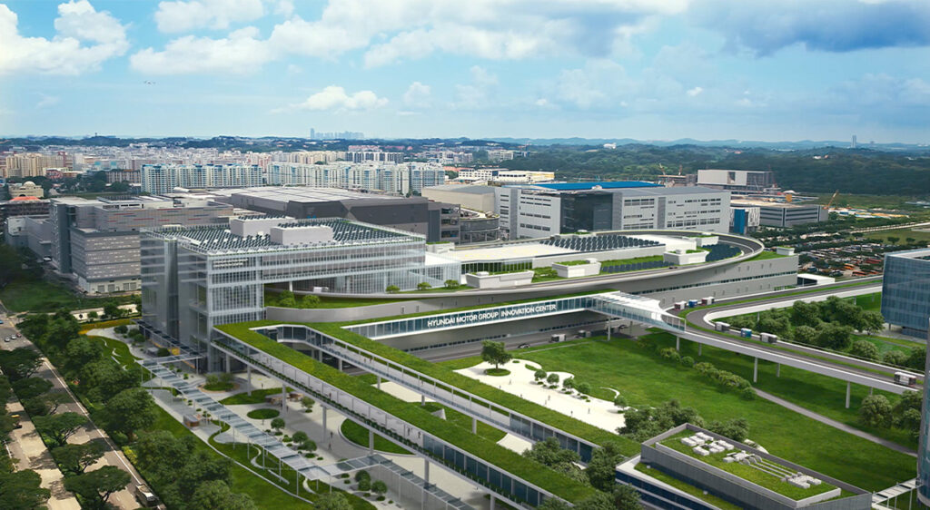 Hyundai Motor Group Innovation Centre in Singapore (HMGICS).
