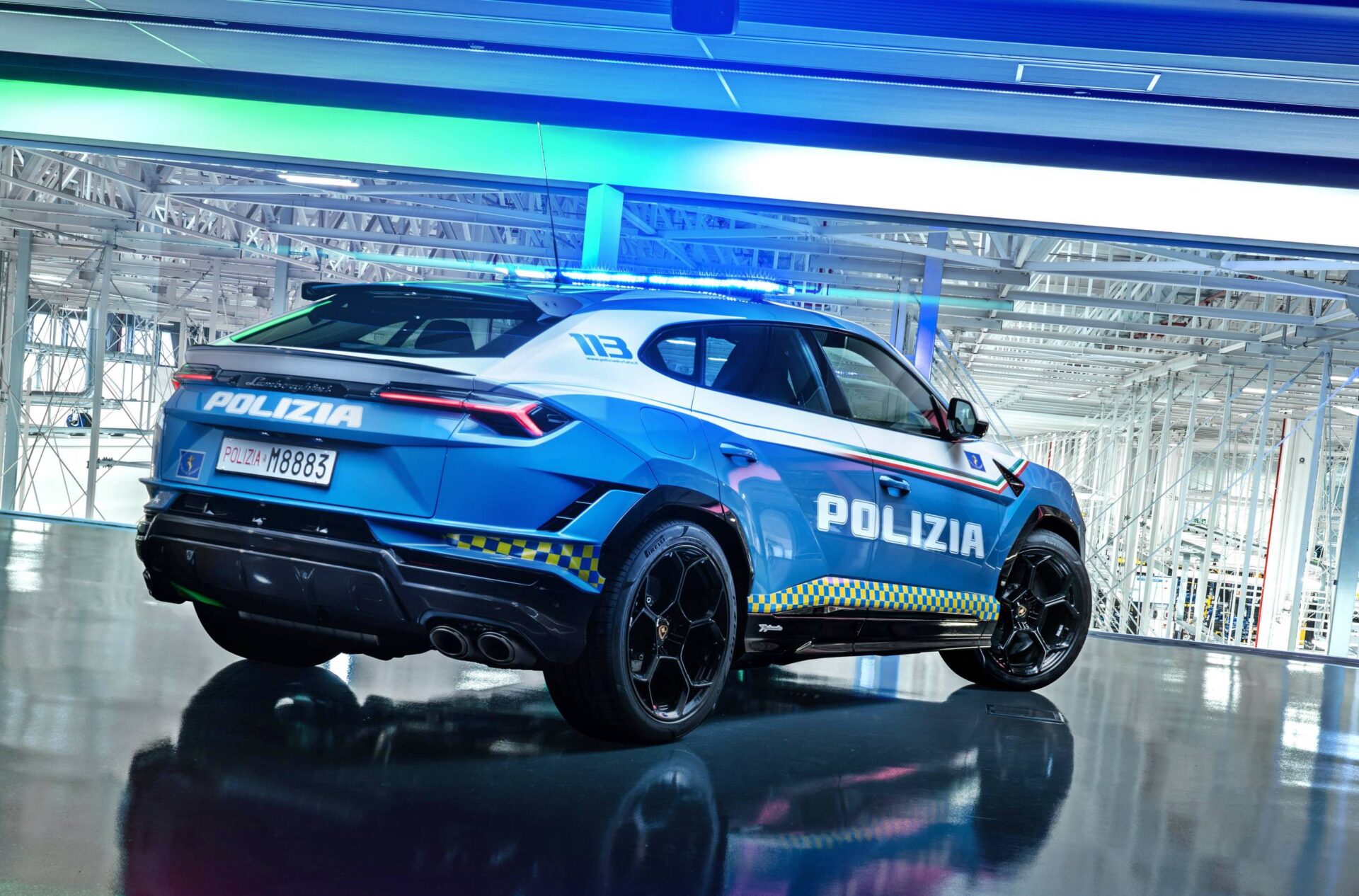 Lamborghini Urus Performante for Italian Highway Police