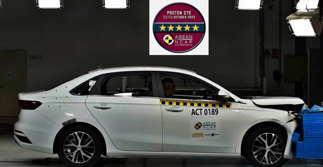 5-star ASEAN NCAP rating for new Proton S70
