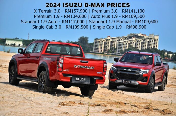 2024 Isuzu D-MAX launched in Malaysia