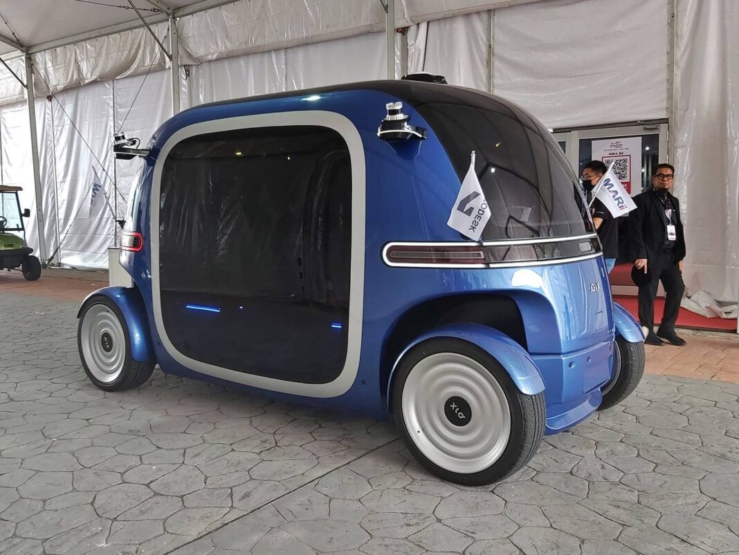 PIX Robobus Autonomous EV in use at Malaysia Autoshow 2024