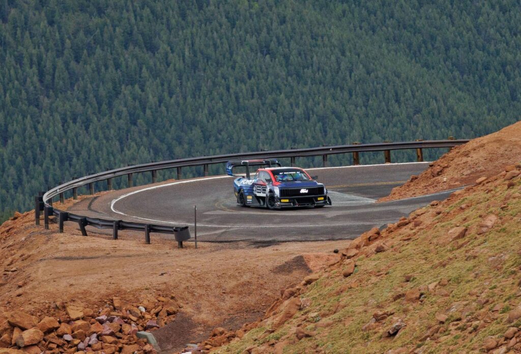 Fully electric Ford SuperTruck wins Pikes Peak Hill Climb