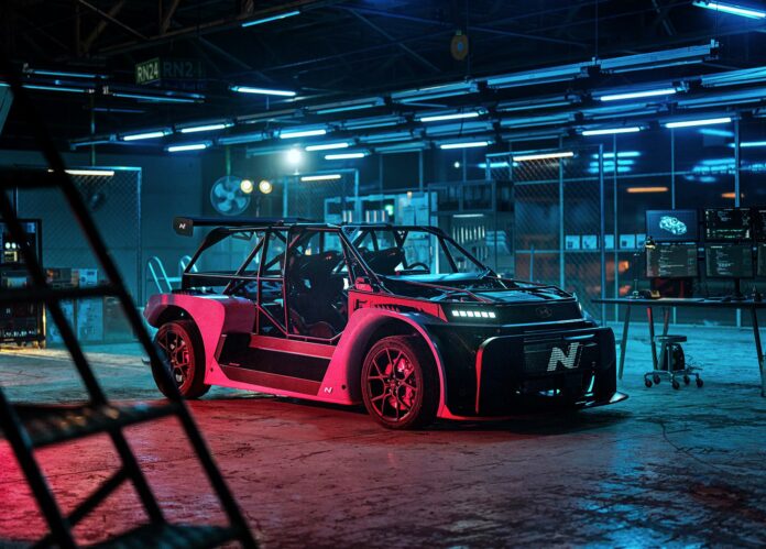 Hyundai N's RN24 'Rolling Lab' advanced test vehicle