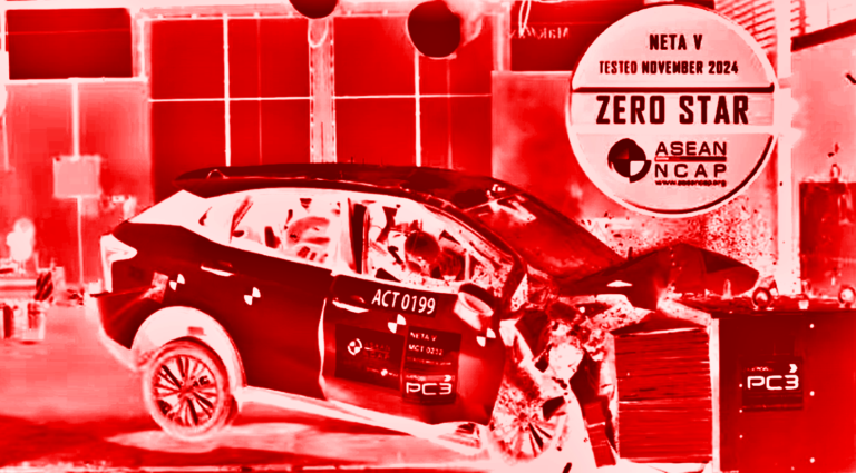 NETA V EV gets zero stars in ASEAN NCAP test!